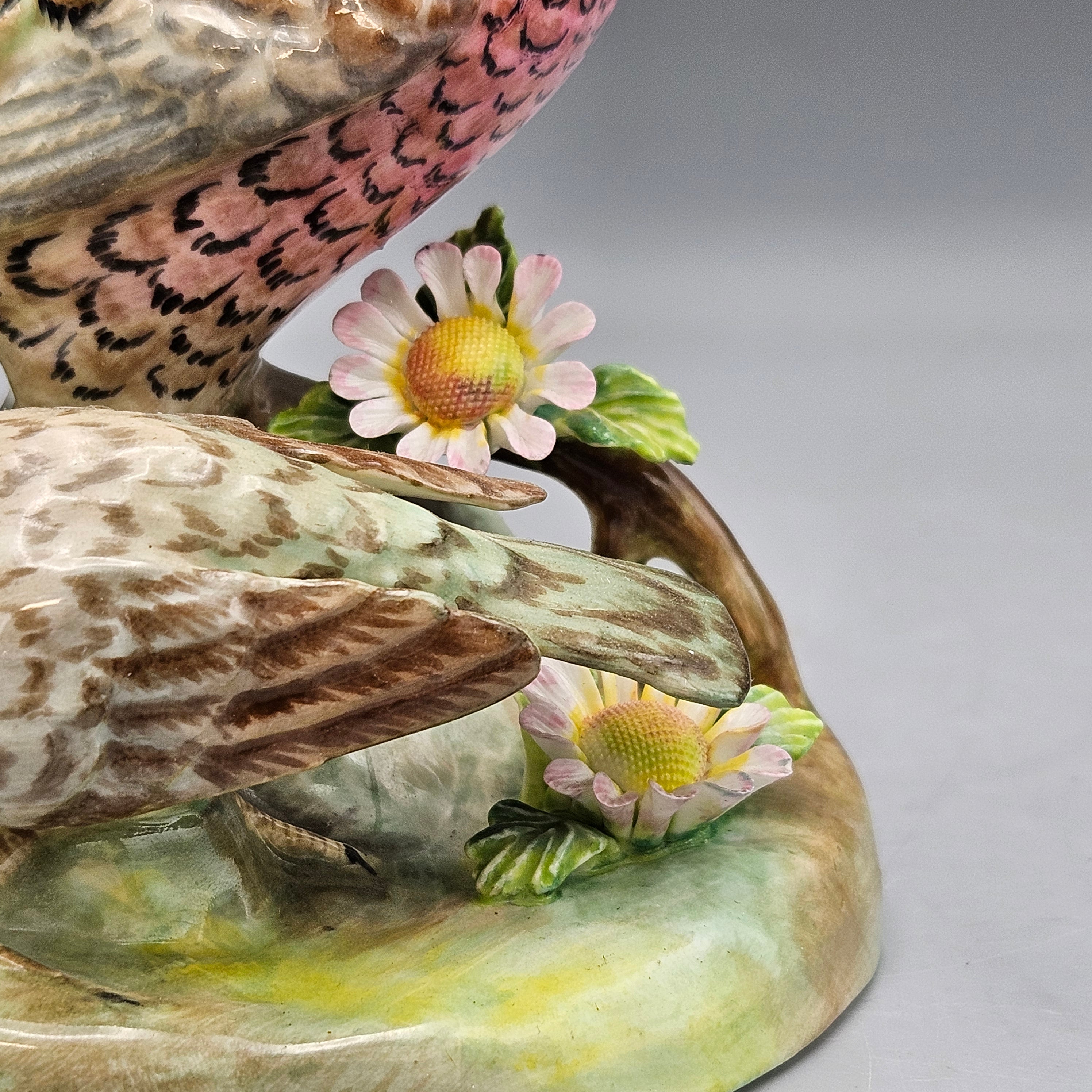 Crown Staffordshire Pheasant Figurine designed by J.T. Jones