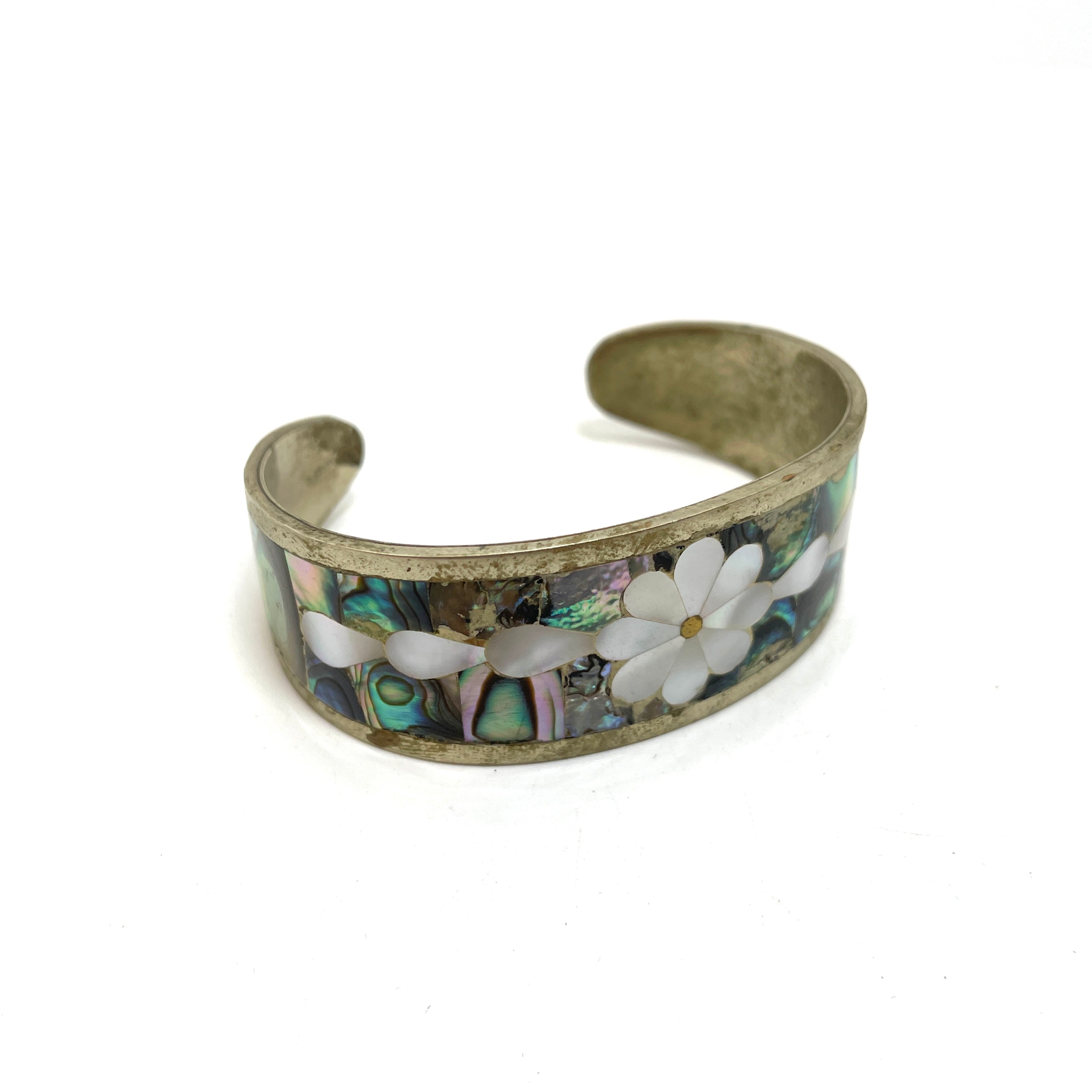 Vintage Mexican Shell Inlay Child's Bracelet – ShopSBH